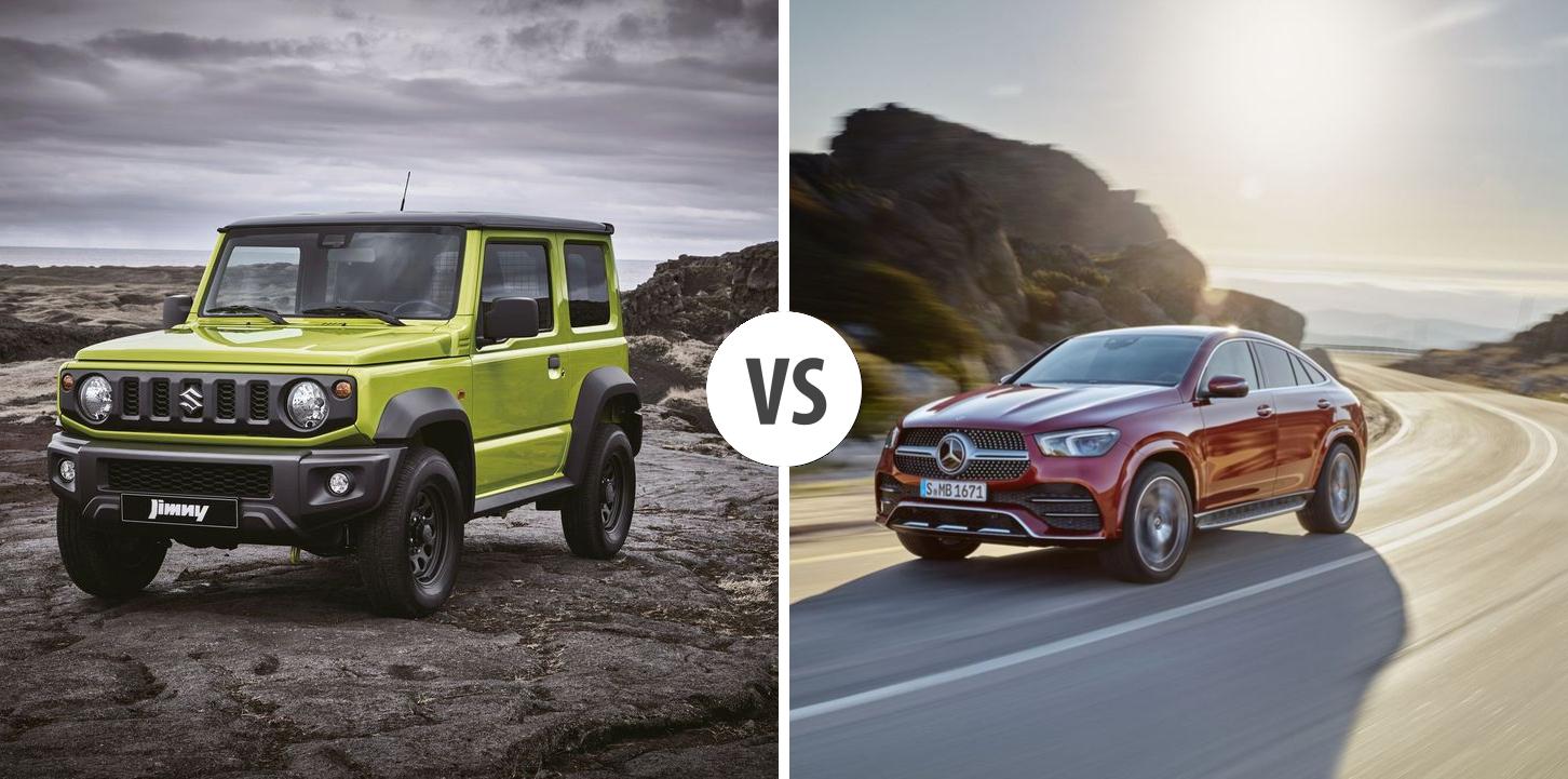 Suzuki Jimny VS Mercedes GLE Coupé – Vergleiche Preise, Leistung ...