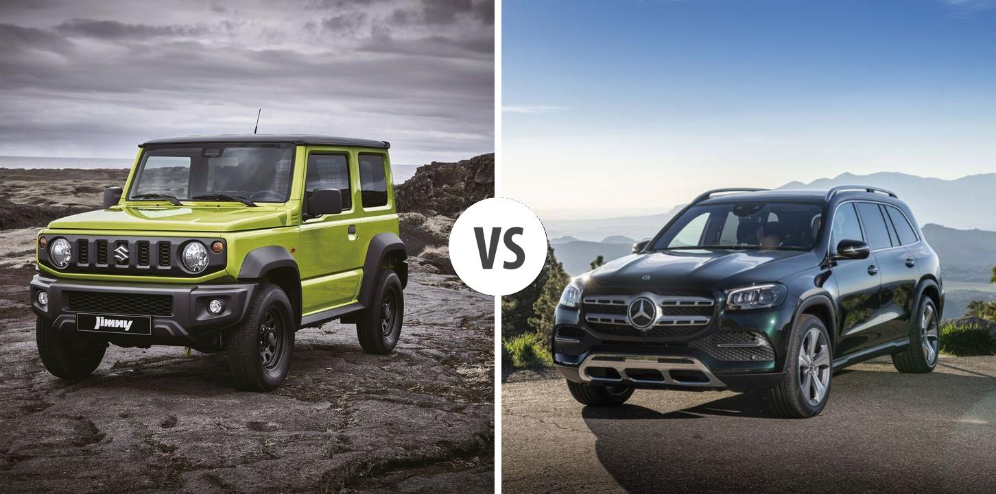 Suzuki Jimny VS Mercedes GLS – Vergleiche Preise, Leistung, Kofferraum ...