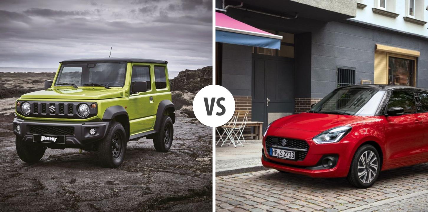 Suzuki Jimny VS Suzuki Swift – Vergleiche Preise, Leistung, Kofferraum ...