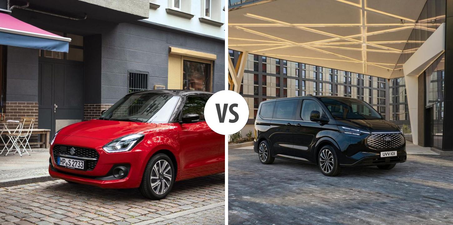Suzuki Swift VS Ford Tourneo Custom – Vergleiche Preise, Leistung ...