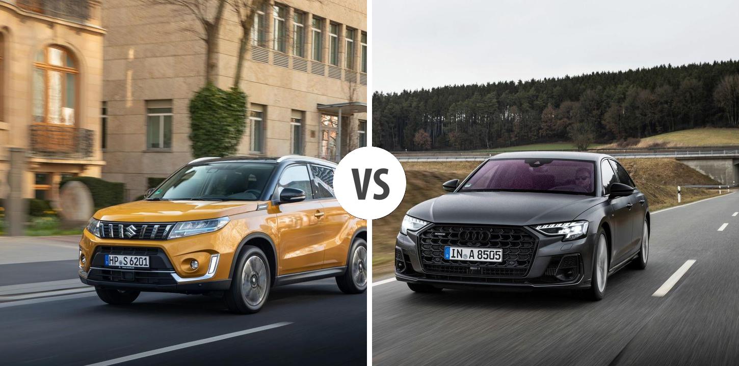 Suzuki Vitara VS Audi A8 – Vergleiche Preise, Leistung, Kofferraum ...