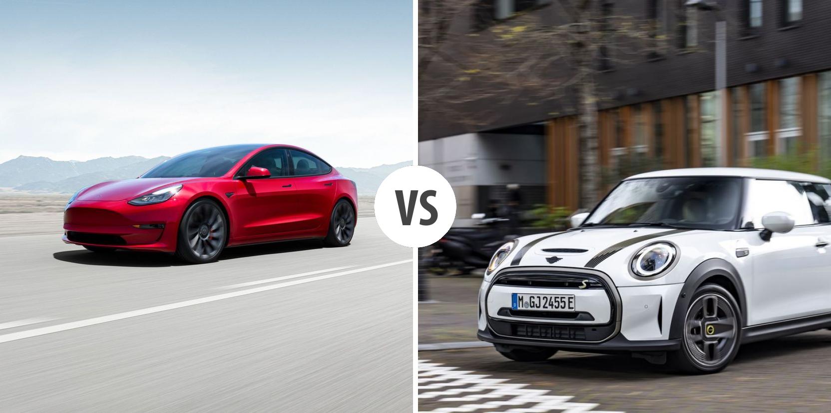 TESLA Model 3 VS Mini Cooper Electric – Vergleiche Preise, Leistung ...