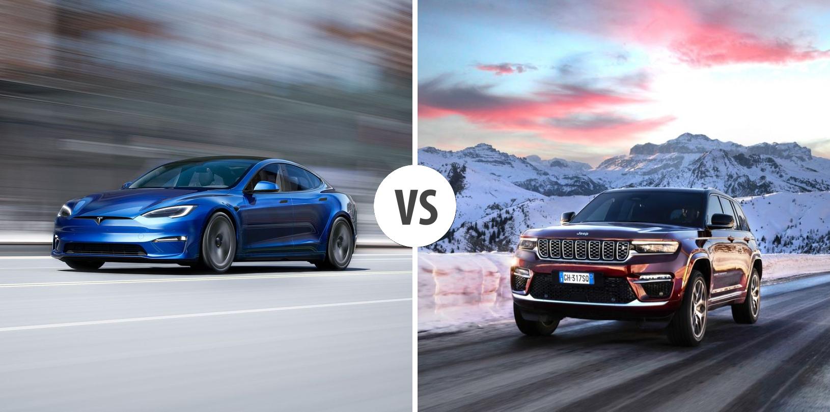 TESLA Model S VS Jeep Grand Cherokee – Vergleiche Preise, Leistung ...