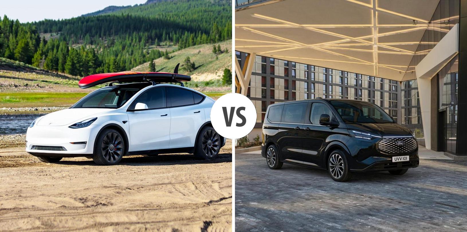 TESLA Model Y VS Ford Tourneo Custom – Vergleiche Preise, Leistung ...