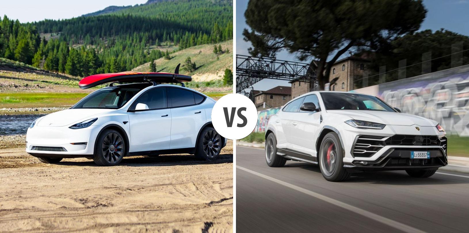 TESLA Model Y VS Lamborghini Urus – Vergleiche Preise, Leistung ...