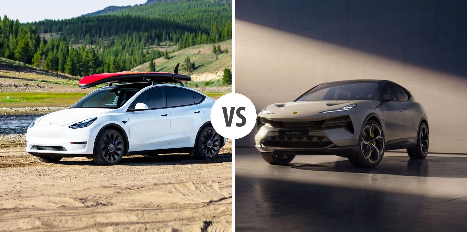 TESLA Model Y VS Lotus Eletre – Vergleiche Preise, Leistung, Kofferraum ...