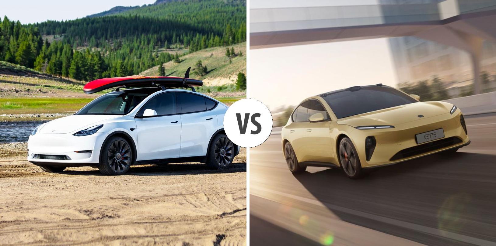 TESLA Model Y VS Nio ET5 Autovergleich | AUTOGOTT.AT