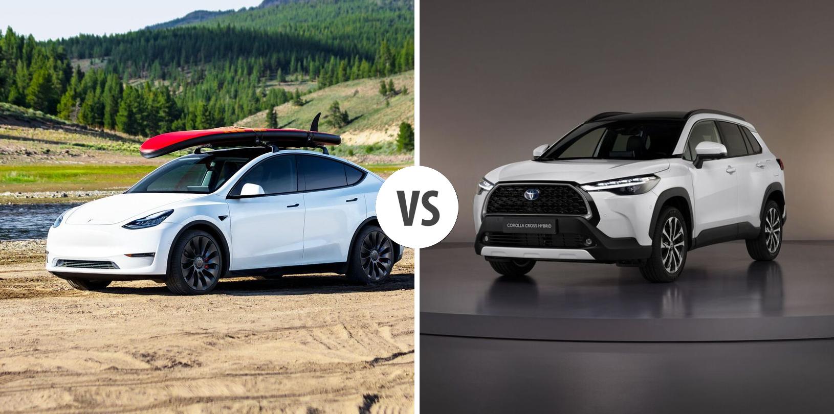 TESLA Model Y VS Toyota Corolla Cross – Vergleiche Preise, Leistung ...