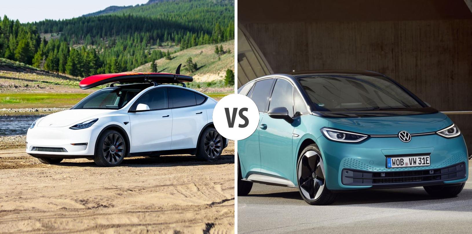 TESLA Model Y VS Volkswagen ID.3 – Vergleiche Preise, Leistung ...