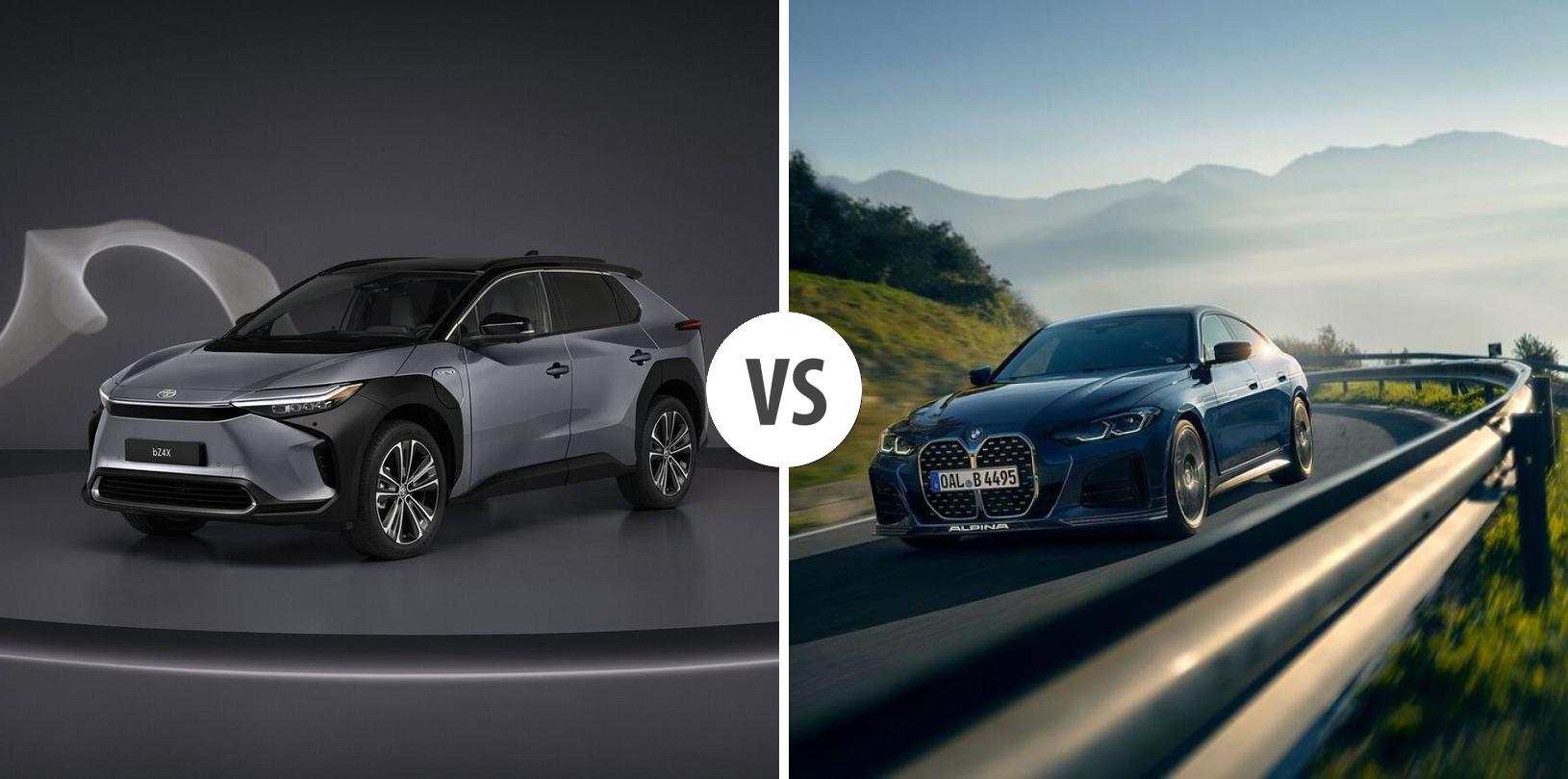 Toyota bZ4X VS Alpina B4 (bis 2026) – Vergleiche Preise, Leistung ...