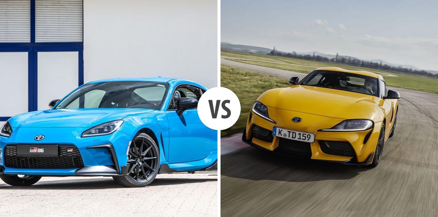 Toyota GR86 VS Toyota Supra Autovergleich | AUTOGOTT.AT
