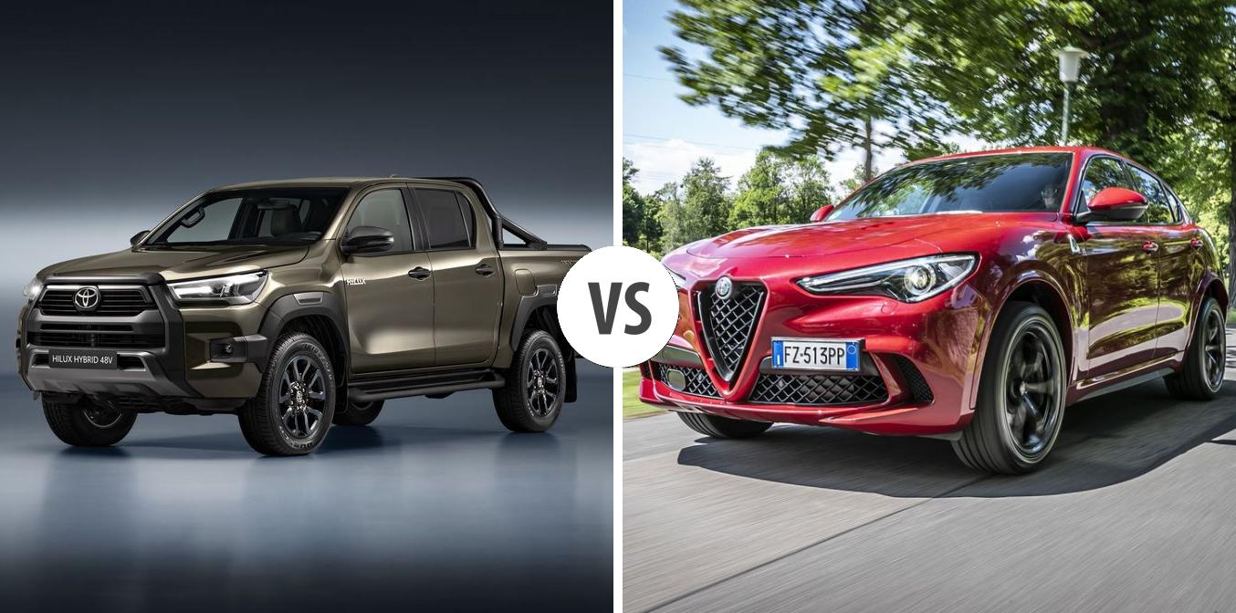 Toyota Hilux VS Alfa Romeo Stelvio – Vergleiche Preise, Leistung ...