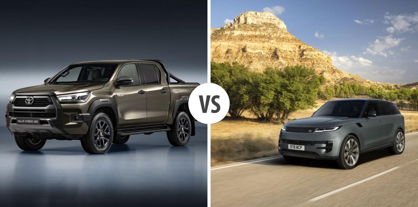 Toyota Hilux VS Land Rover Range Rover Sport – Vergleiche Preise ...