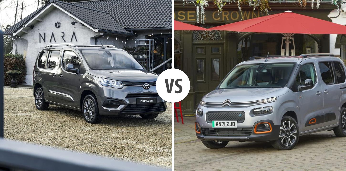 Toyota Proace City Verso L2 VS Citroën Berlingo M – Vergleiche Preise ...