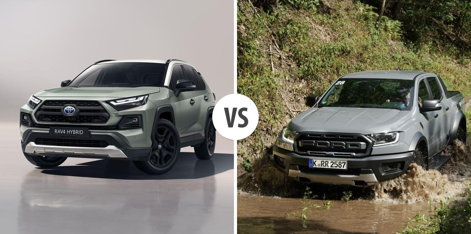 Toyota RAV4 VS Ford Ranger – Vergleiche Preise, Leistung, Kofferraum ...