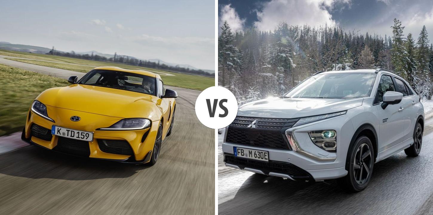 Toyota Supra VS Mitsubishi Eclipse Cross – Vergleiche Preise, Leistung ...