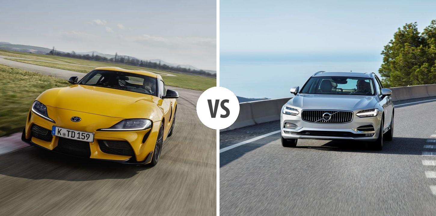 Toyota Supra VS Volvo V90 Autovergleich | AUTOGOTT.AT
