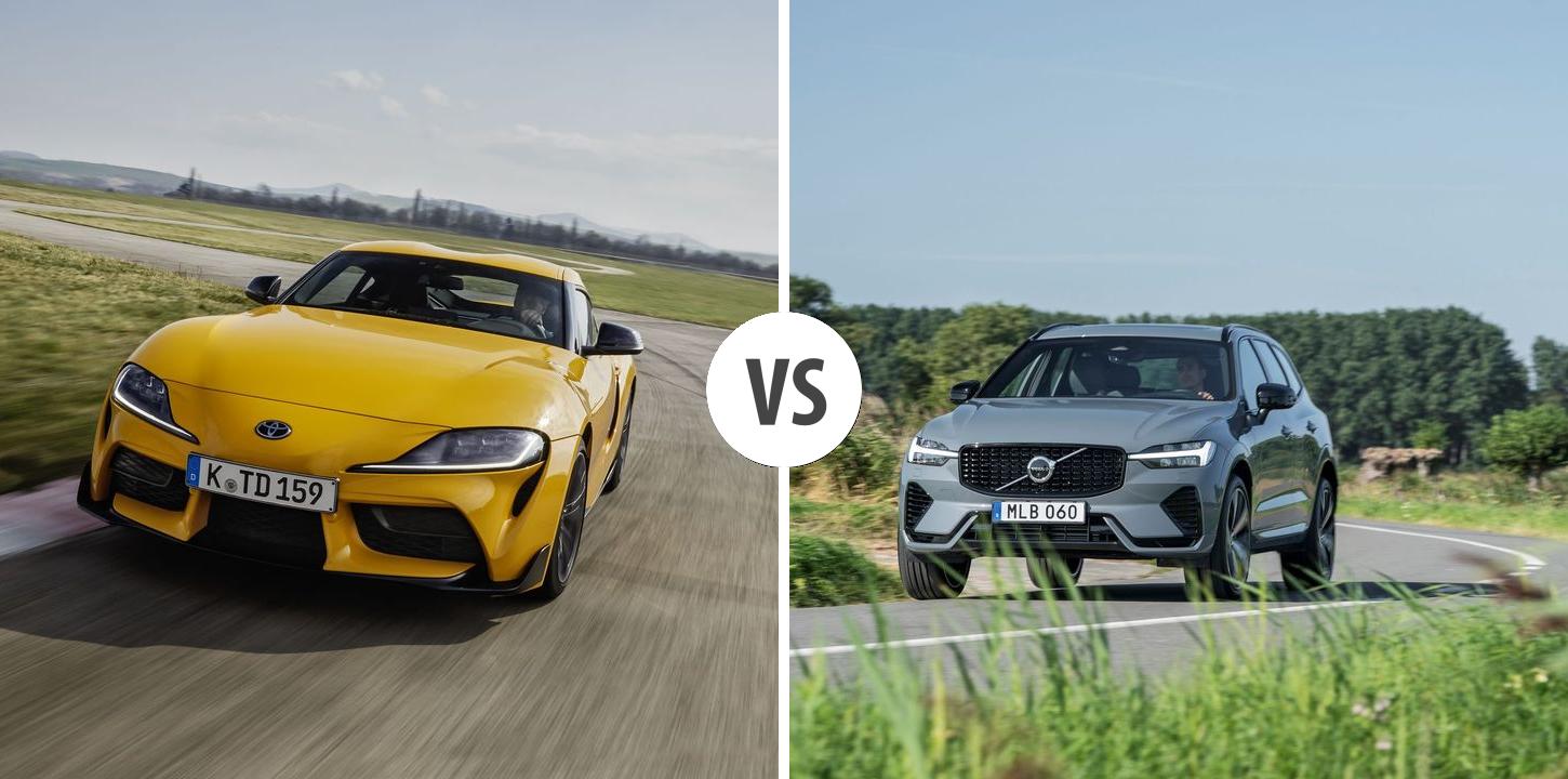 Toyota Supra VS Volvo XC60 – Vergleiche Preise, Leistung, Kofferraum ...
