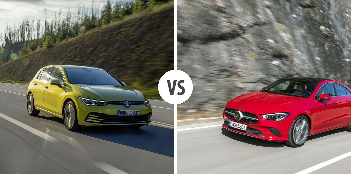 Volkswagen Golf VS Mercedes CLA Coupé – Vergleiche Preise, Leistung ...