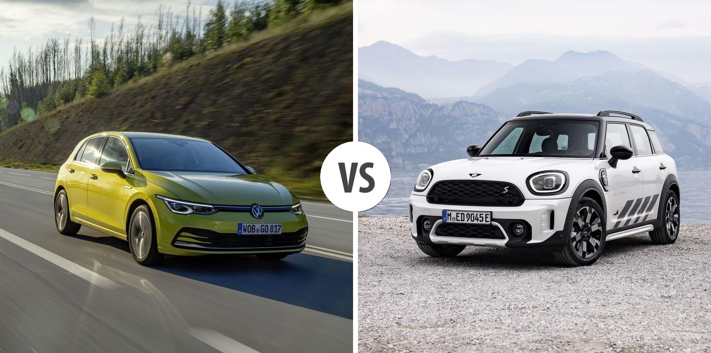 Volkswagen Golf VS Mini Countryman Autovergleich | AUTOGOTT.AT