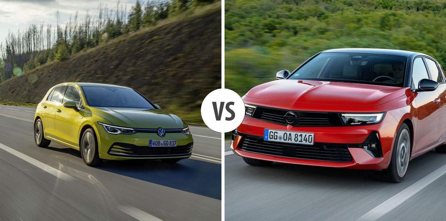Volkswagen Golf VS Opel Astra – Vergleiche Preise, Leistung, Kofferraum ...