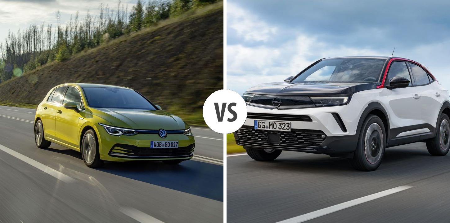 Volkswagen Golf VS Opel Mokka – Vergleiche Preise, Leistung, Kofferraum ...
