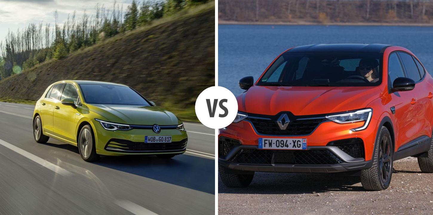 Volkswagen Golf VS Renault Arkana Autovergleich | AUTOGOTT.AT