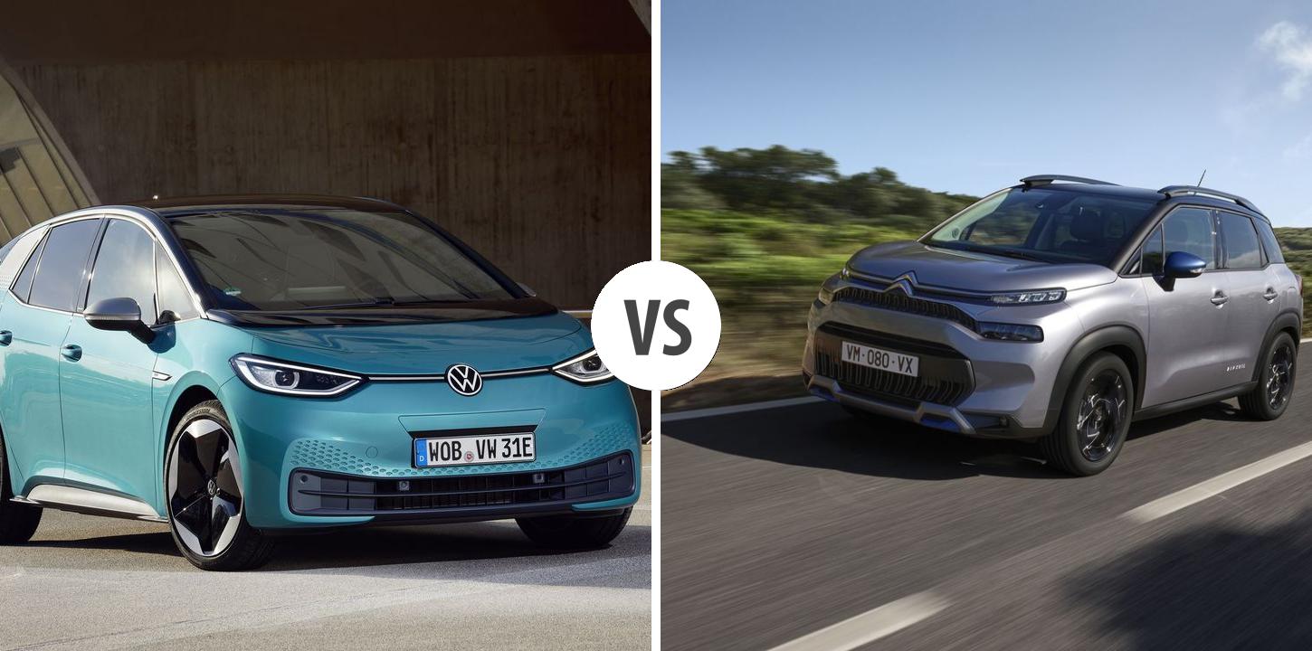 Volkswagen ID.3 VS Citroën C3 Aircross – Vergleiche Preise, Leistung ...
