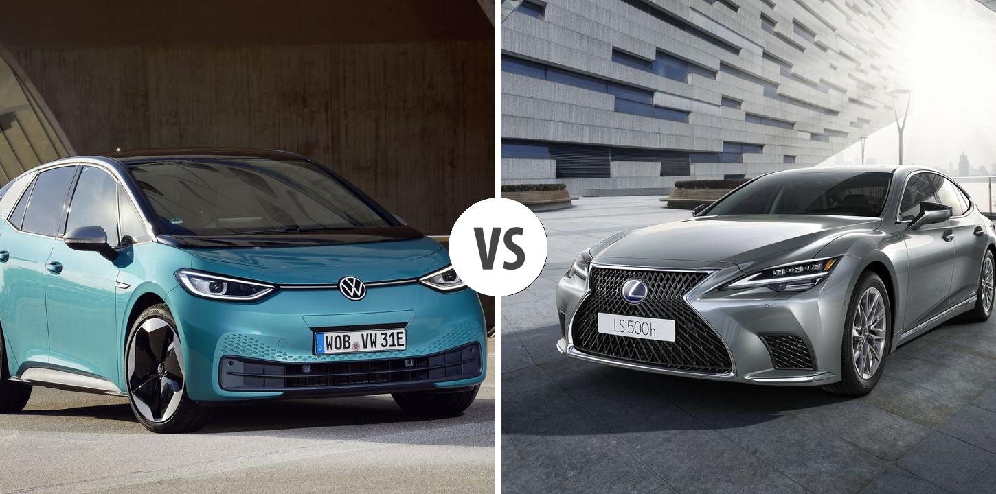 Volkswagen ID.3 VS Lexus LS – Vergleiche Preise, Leistung, Kofferraum ...