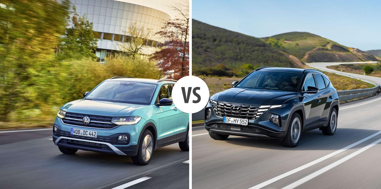 Volkswagen T-Cross VS Hyundai Tucson – Vergleiche Preise, Leistung ...