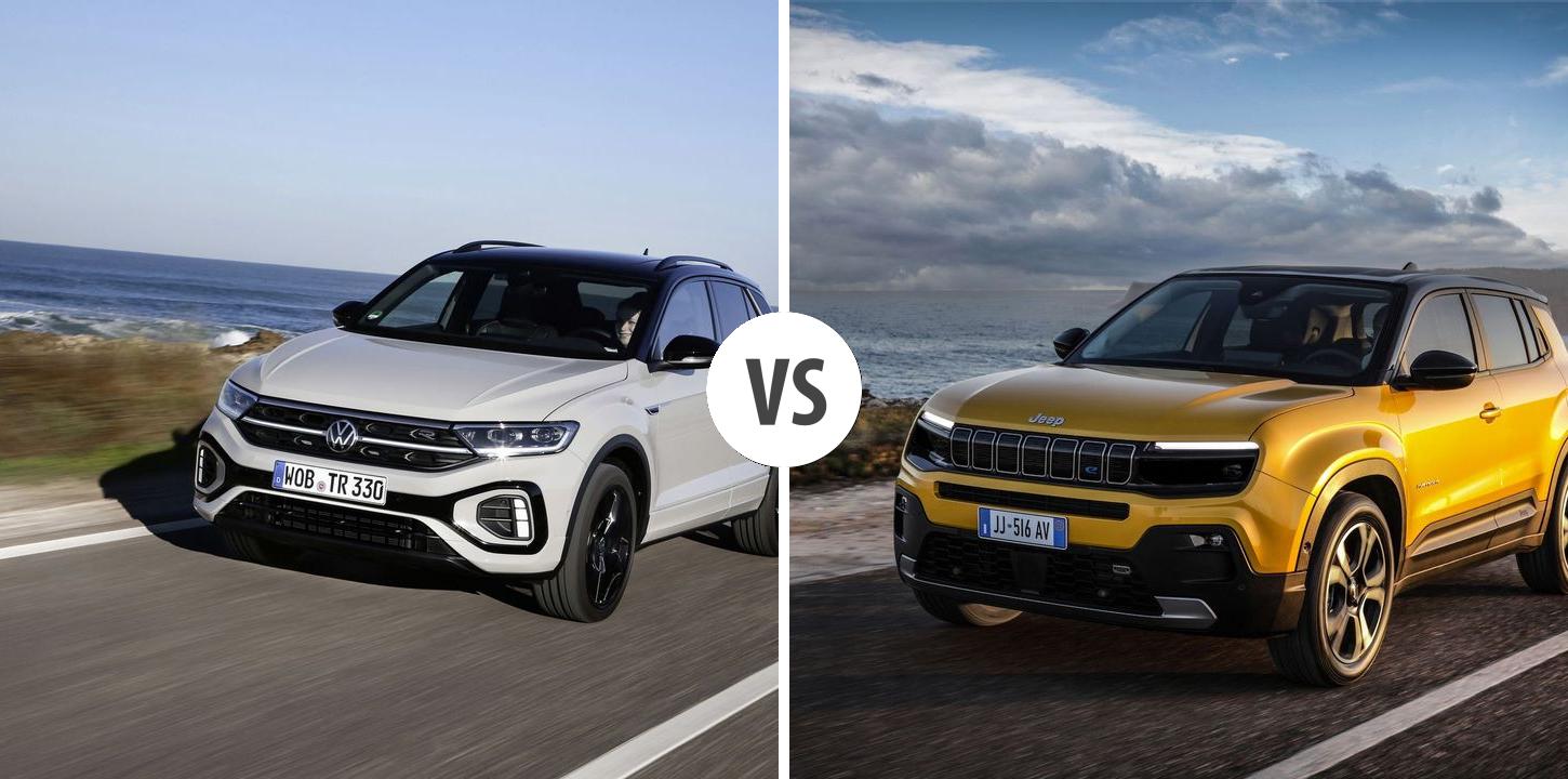 Volkswagen T-Roc VS Jeep Avenger Electric – Vergleiche Preise, Leistung ...