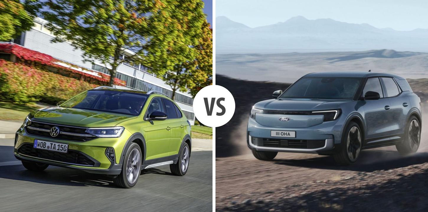 Volkswagen Taigo VS Ford Explorer EV Autovergleich | AUTOGOTT.AT
