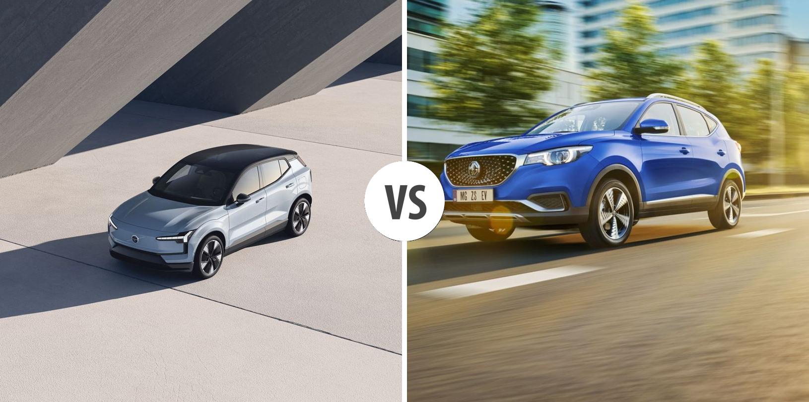 Volvo EX30 VS MG ZS – Vergleiche Preise, Leistung, Kofferraum ...