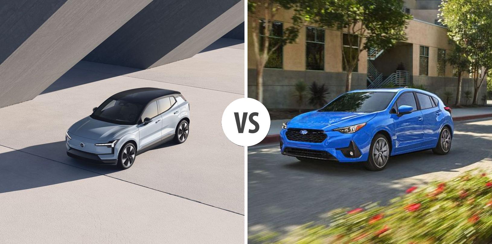 Volvo EX30 VS Subaru Impreza – Vergleiche Preise, Leistung, Kofferraum ...