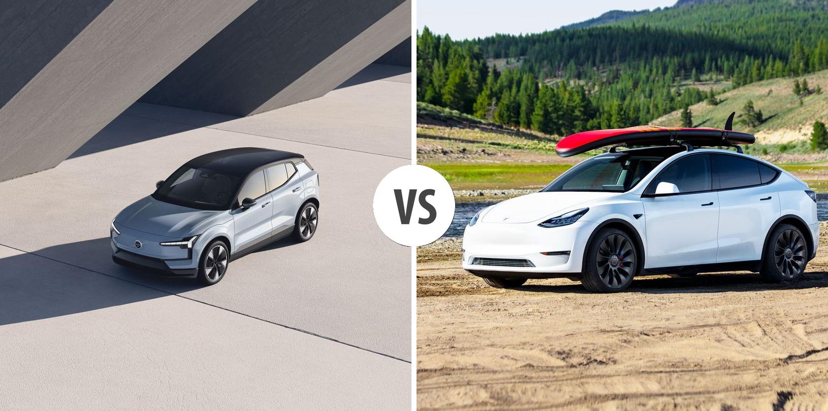 Volvo EX30 VS TESLA Model Y – Vergleiche Preise, Leistung, Kofferraum ...