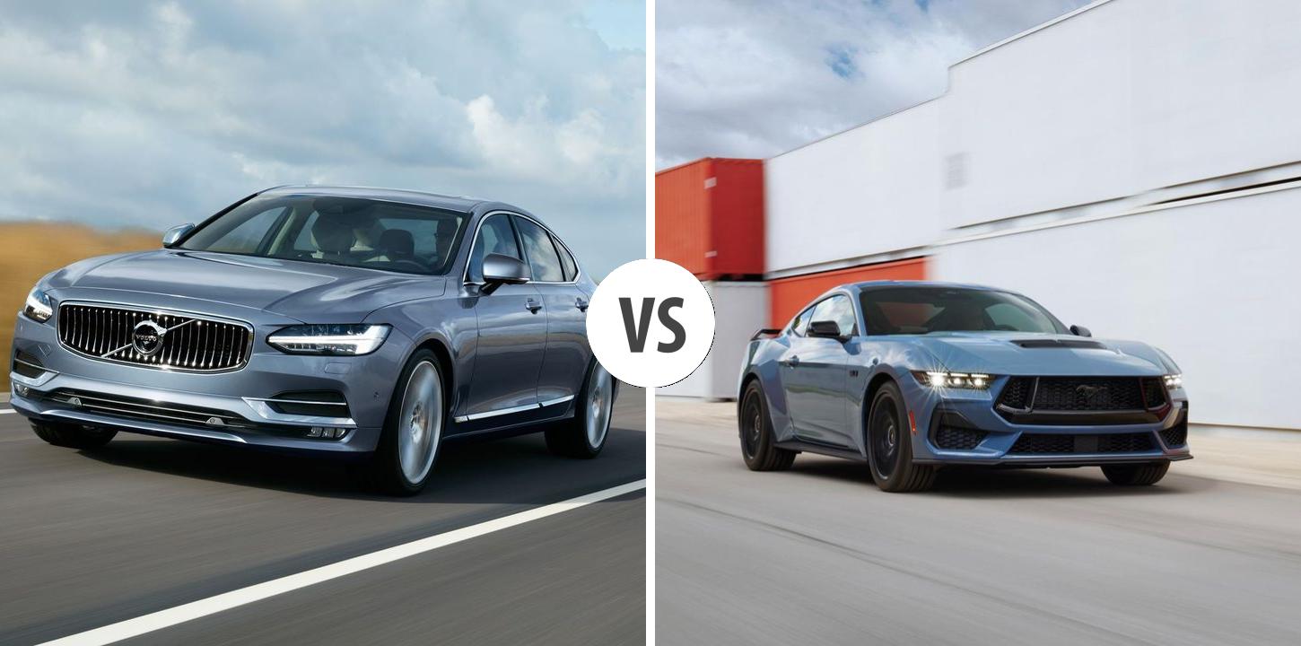 Volvo S90 VS Ford Mustang Fastback Autovergleich | AUTOGOTT.AT