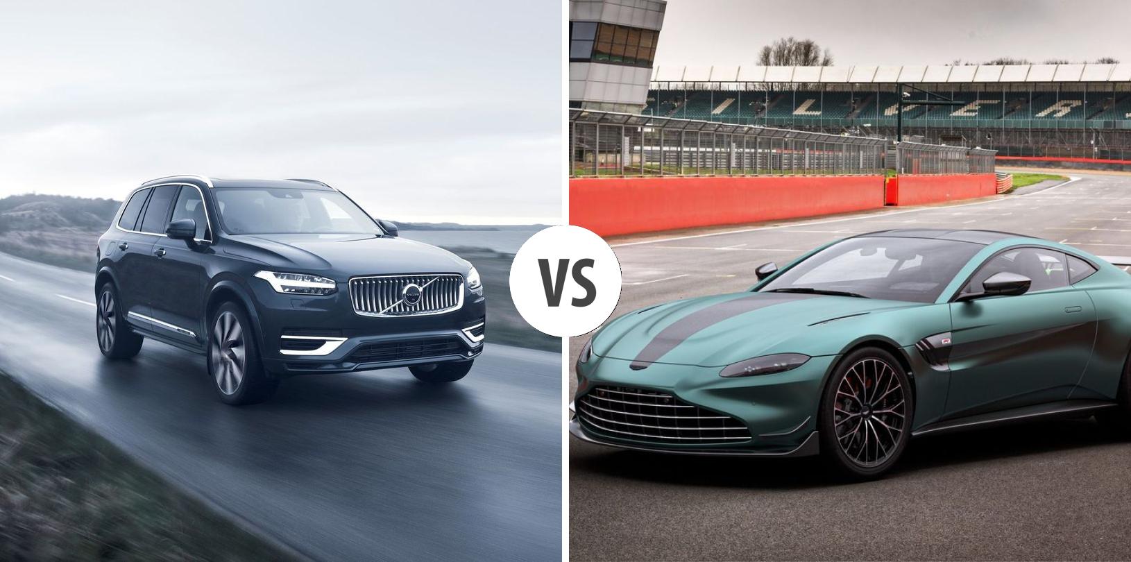 Volvo XC90 VS Aston Martin Vantage Sport Coupe (bis 2025) – Vergleiche ...
