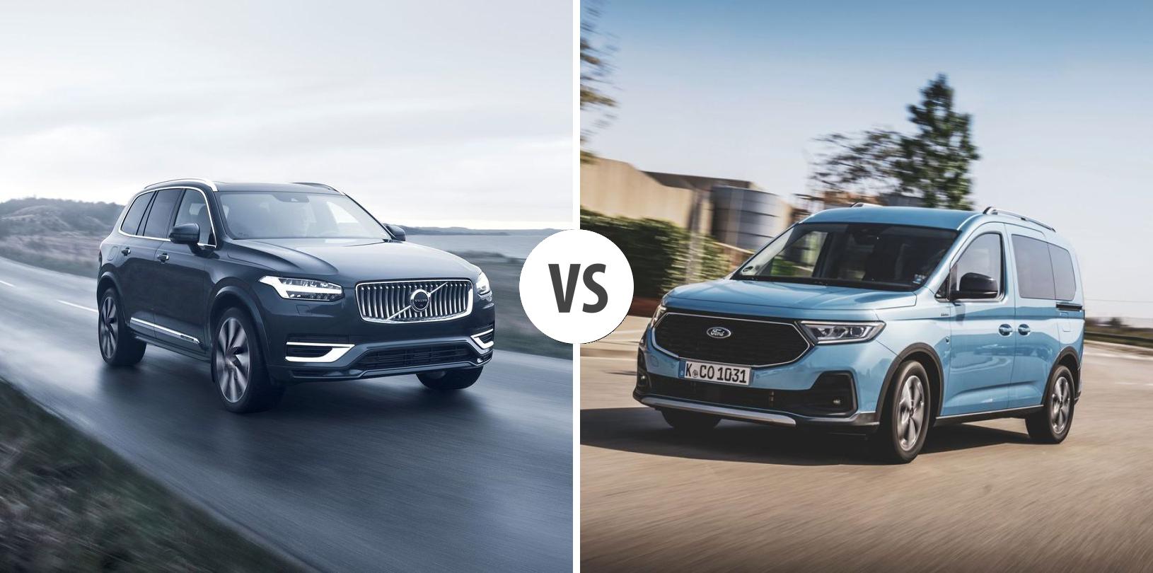 Volvo XC90 VS Ford Tourneo Connect – Vergleiche Preise, Leistung ...
